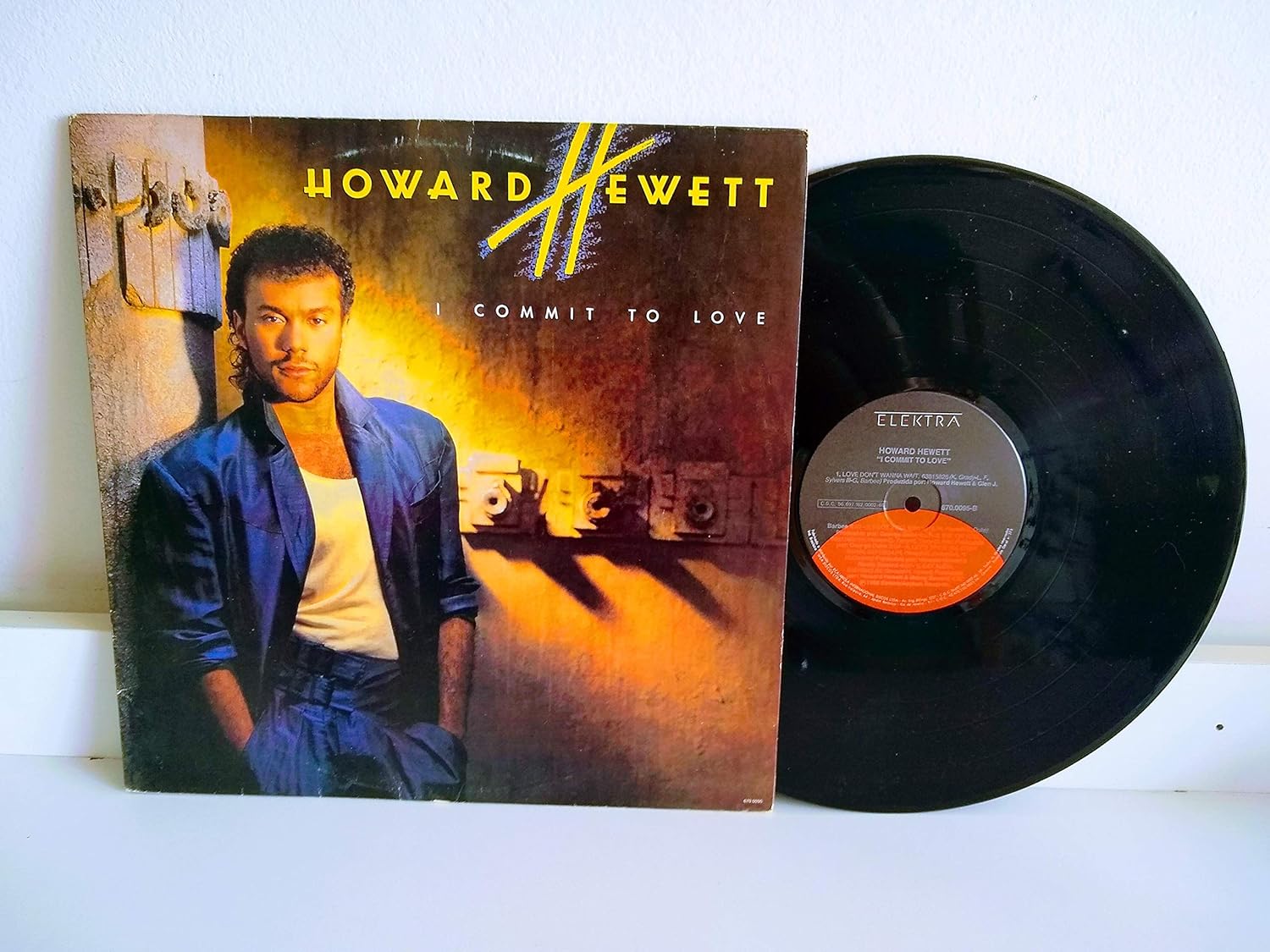 Howard Hewett I Commit To Love 1986 Vinyl Record Vinyl Lp