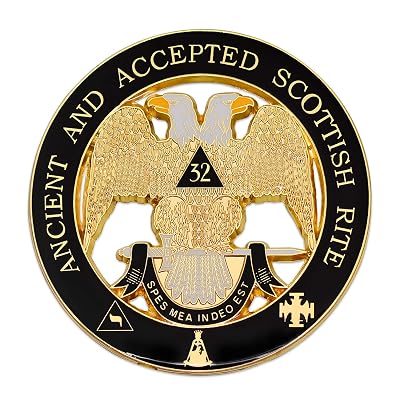 Knights Templar Auto Badge Knights Templar Round Masonic Auto Emblem ...