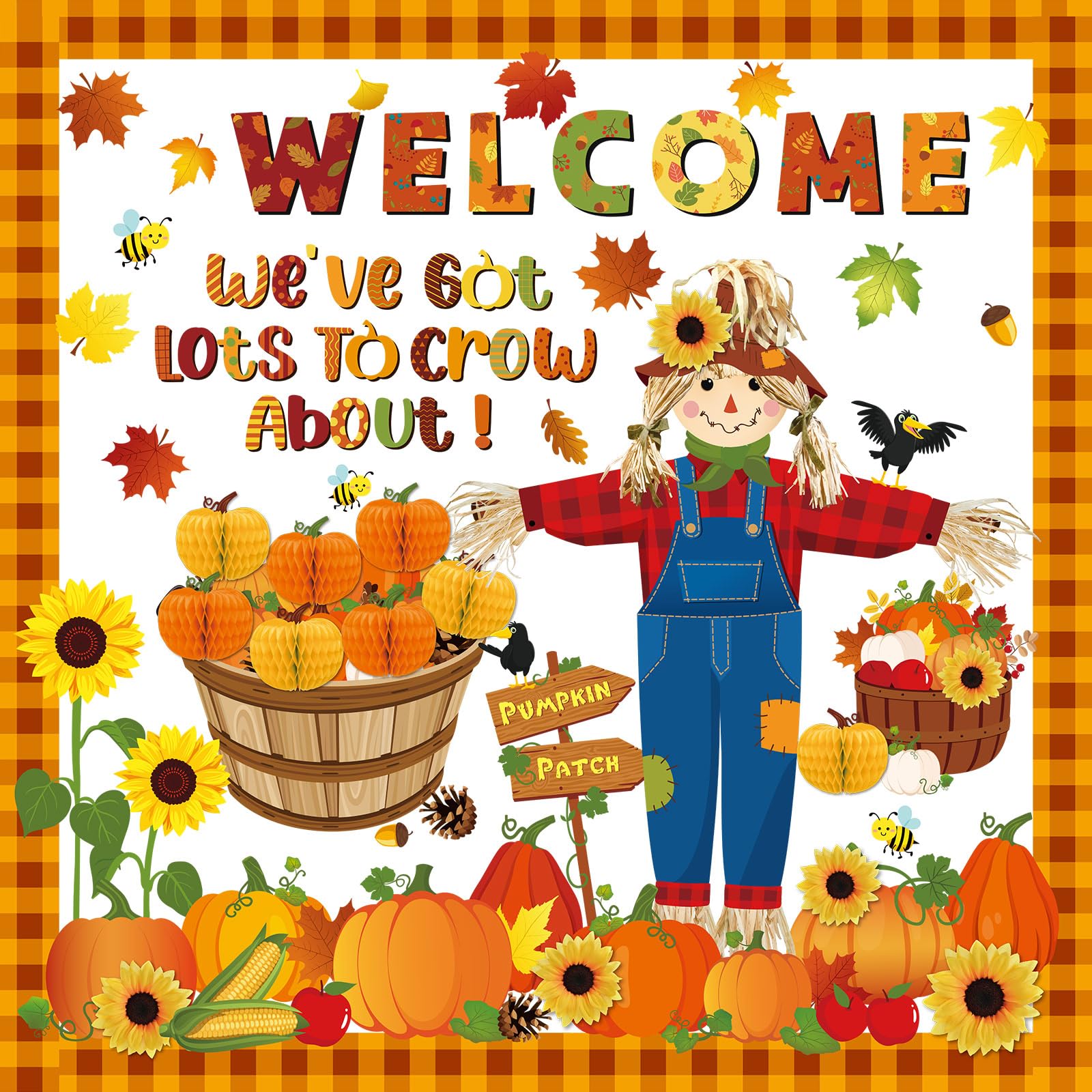 Pasimy Fall Autumn Bulletin Board Classroom Decorations Autumn ...