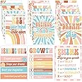 Amazon.com: ZOIIWA 12 Retro Groovy Classroom Decorations Posters Groovy ...