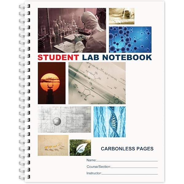 Lab Notebook BookFactory Student Chemistry Carbonless (Scientific Ruled ...