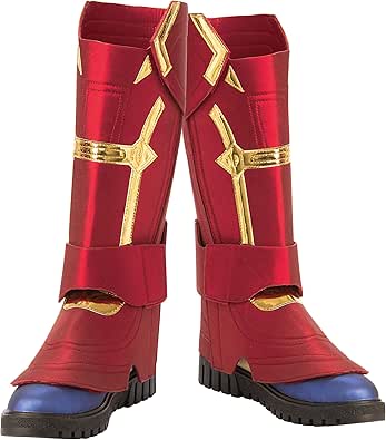 Amazon.com: Captain Marvel Boots - Women's Superhero Shoes, Knee High ...