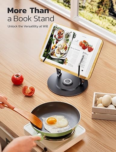 Book Reading Stand Desk Clamp Book Stand For Reading Adjustable ...