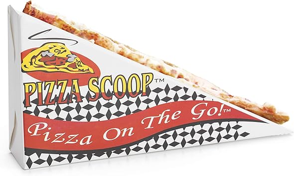 Amazon.com: Pizza Scoop - Folded Pizza Slice Holder for Eating Pizza on ...