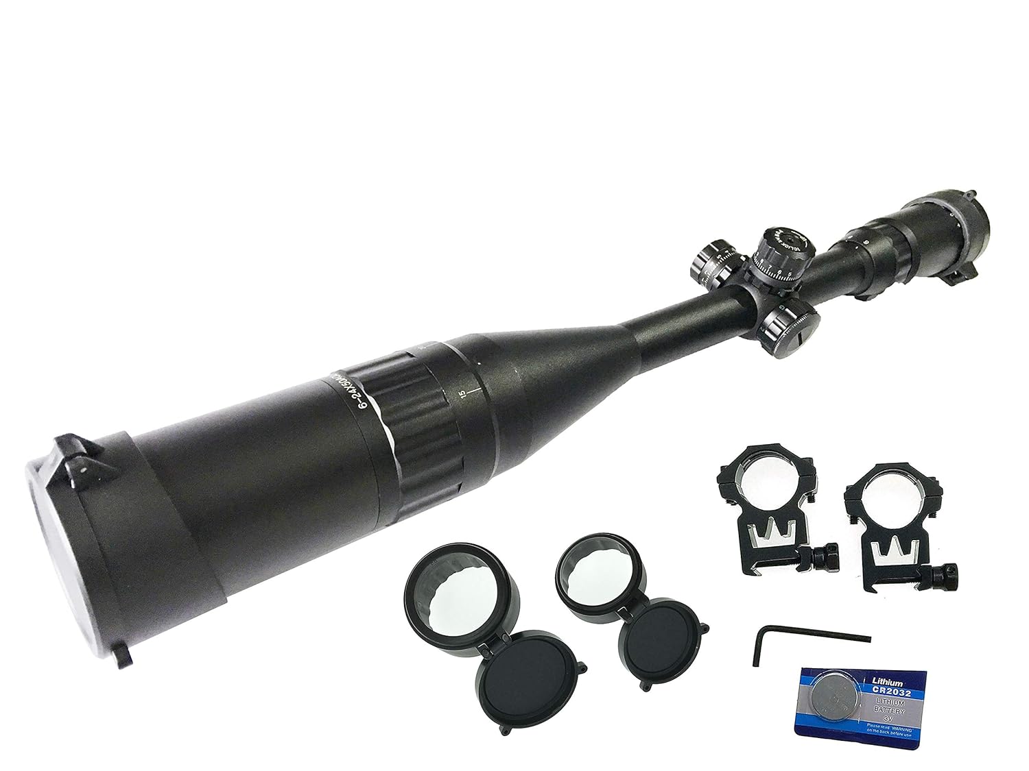Suphunter 6-24X50 Long Range Accurate Sniper Scout Rifle Scopes AO RED ...