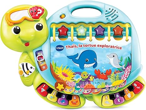 VTech Touch and Teach Sea Turtle Interactive Learning Book (French ...