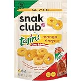 Amazon.com: Snak Club Tajin Mango Rings Gummy Candy, Fruit Candy ...