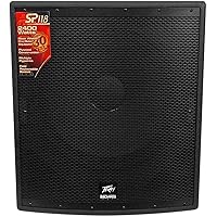 Amazon.com: Peavey SP 118 18" 2400 Watt Passive Flyable Black Widow ...