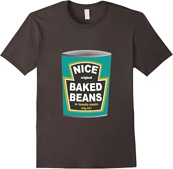 Amazon.com: Baked Beans Costume T shirt Funny Halloween Tee: Clothing