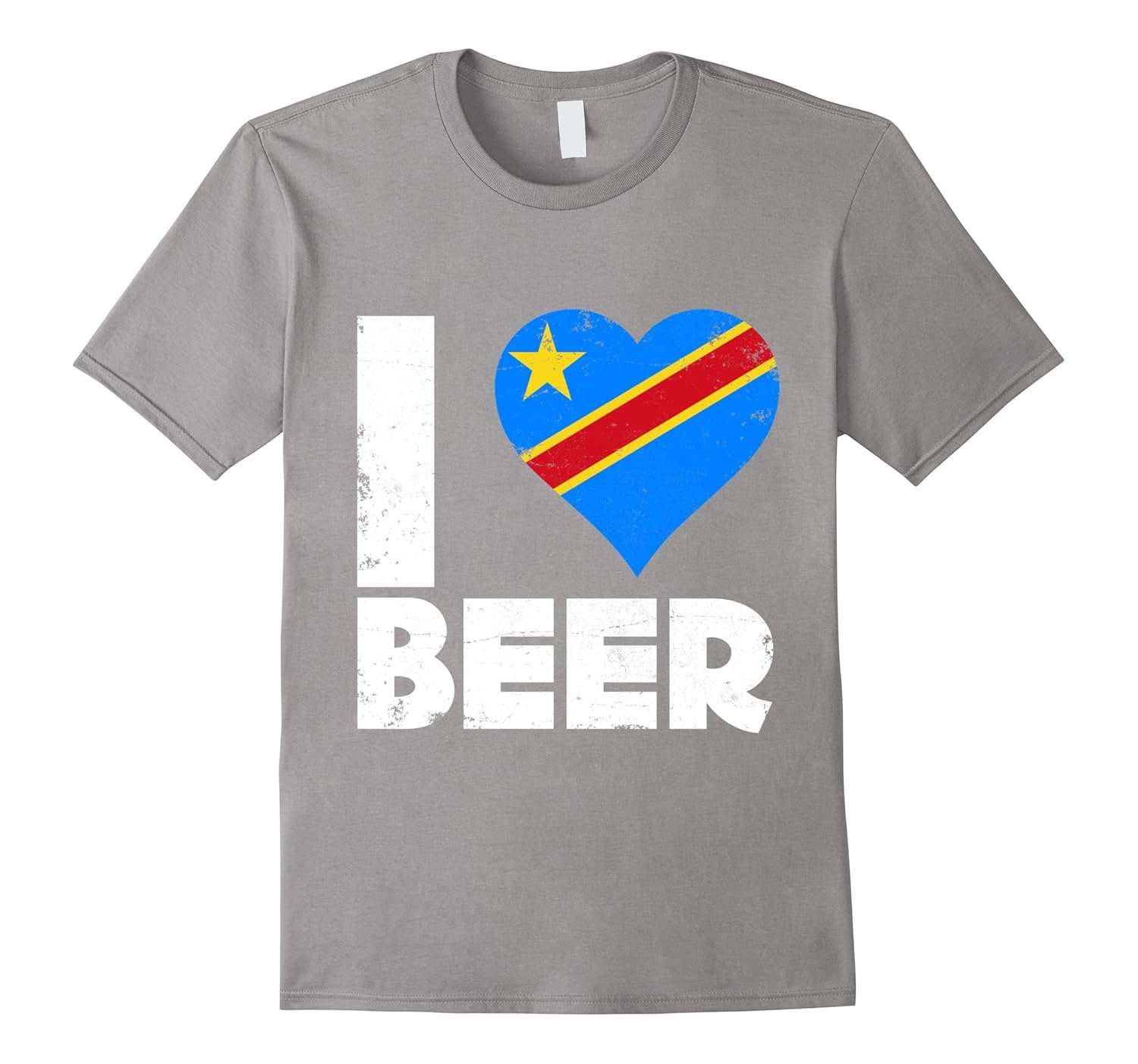 I Heart Congolese Beer Country Pride Drinking Congo Love Tee-TH – TEEHELEN
