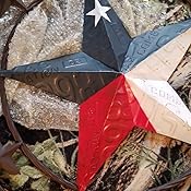 Amazon.com: BestGiftEver Metal 24" Texas License Plate Circle with Star ...