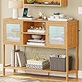 Amazon.com: FORABAMB Console Table with Outlets and USB Ports, 39.4 ...