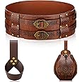 Amazon.com: Sweetude 3 Pcs Medieval Viking Belt Renaissance Belt Pouch ...