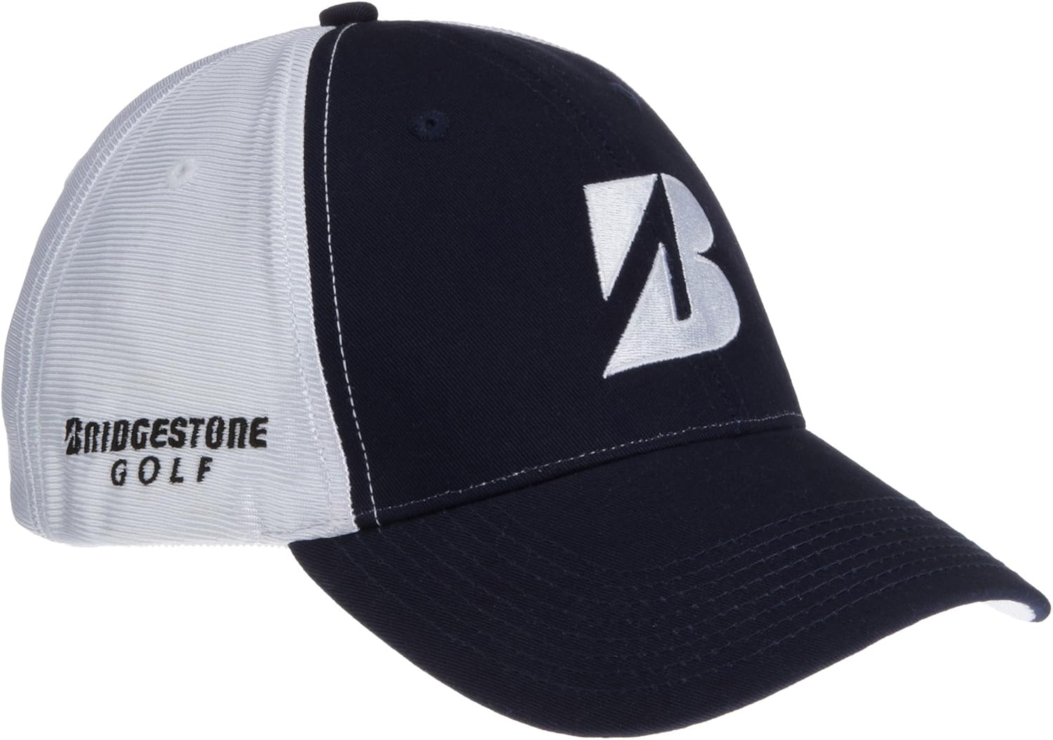 Bridgestone Satin Mesh Mens Golf Cap - Black: Amazon.co.uk: Clothing