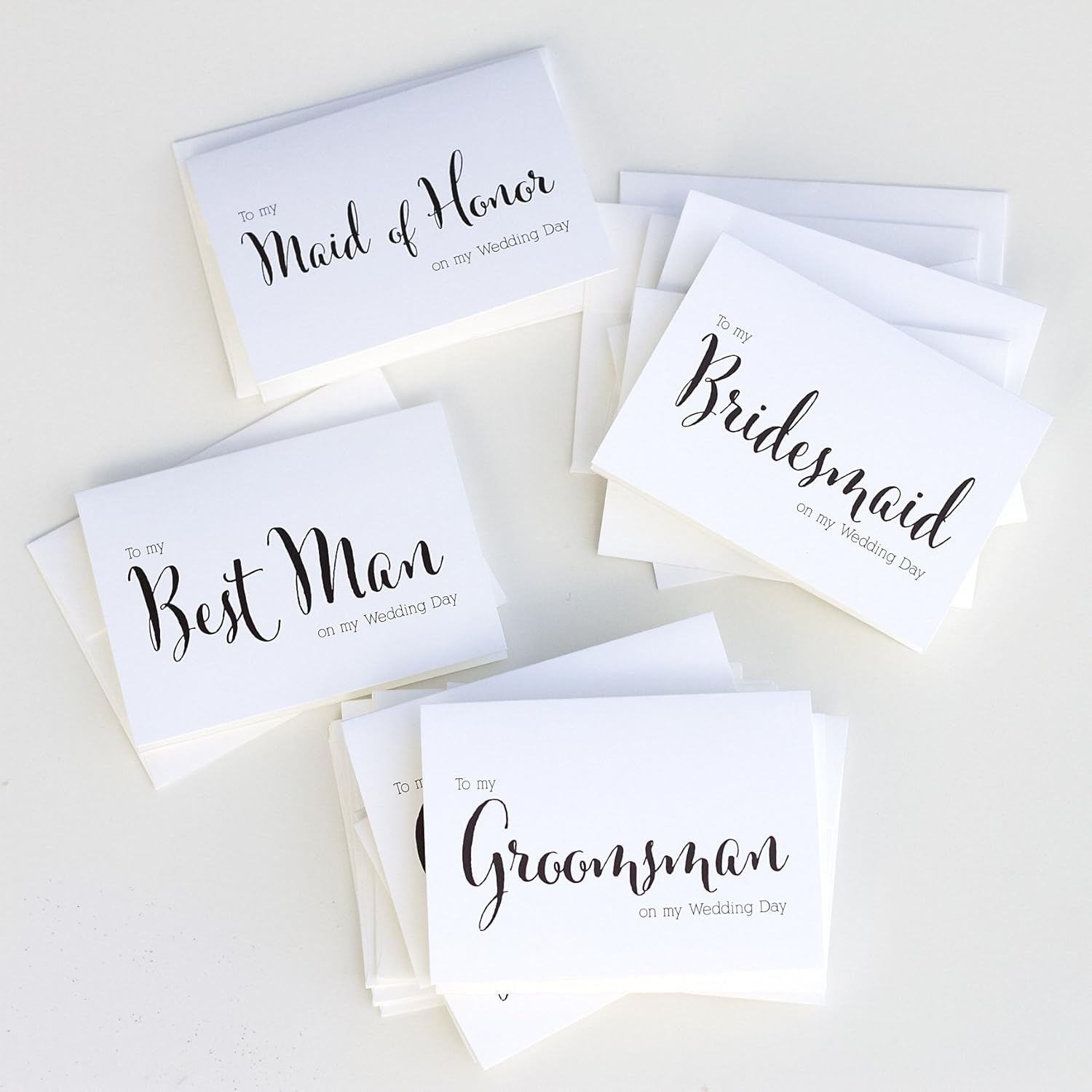 Amazon 12 Wedding Day Cards Thank You Cards Wedding Party Thank 
