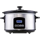 Morrisons Cook Stainless Steel Slow Cooker, 3.5 Litre: Amazon.co.uk ...