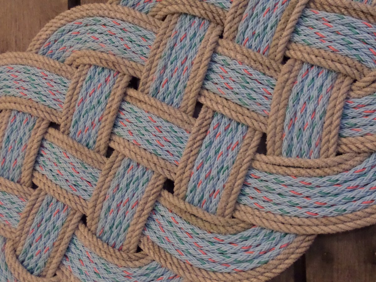 Amazon.com: 34" x 15" Rope Rug Doormat Rope Rug Tightly Knotted ...