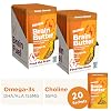 Brainiac Almond Butter Blend with Omega-3s, Honey Almond, 20 Count, 1. ...