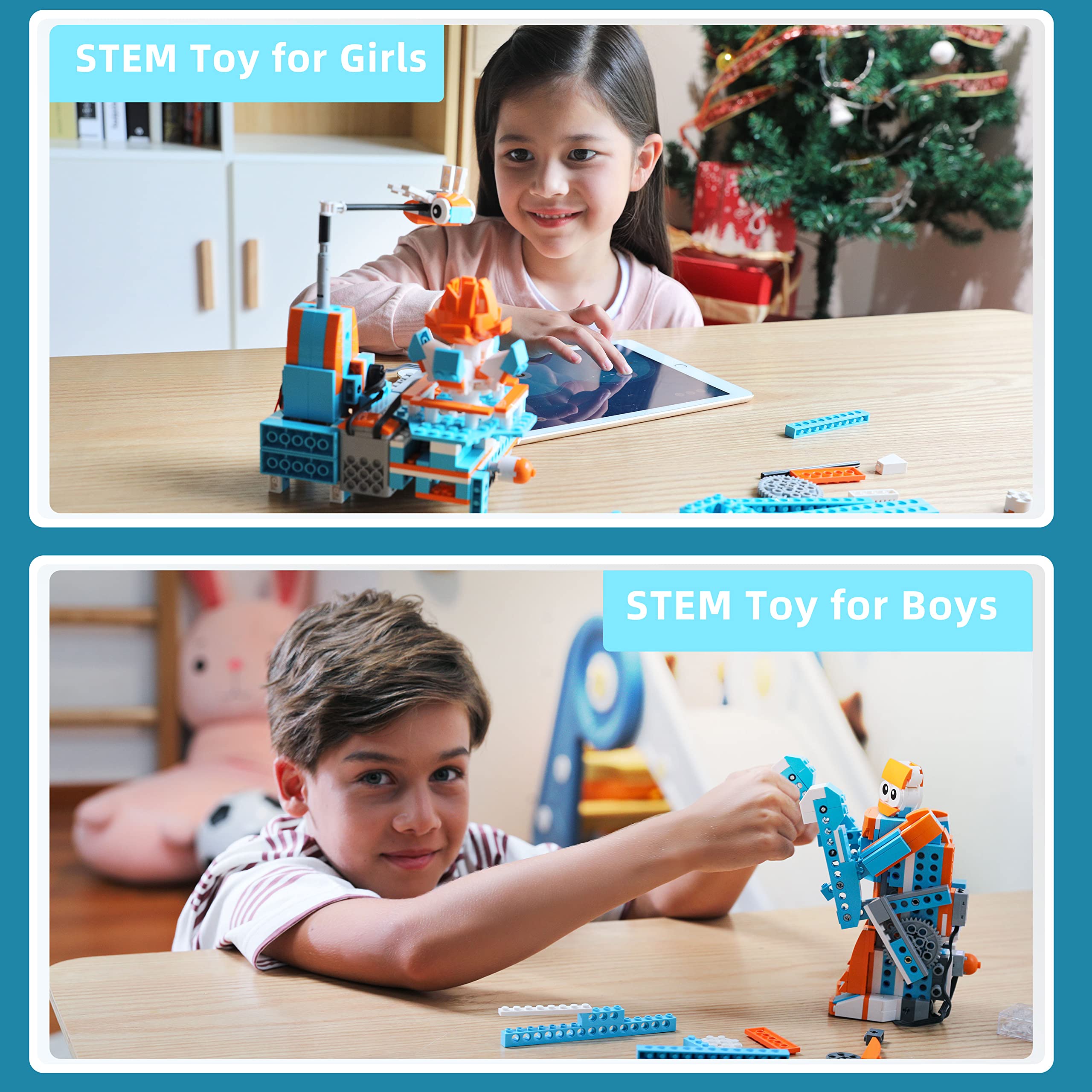 Mua Robot Building Toys for Kids, 10 in 1 Programmable Remote Control ...
