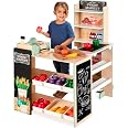 Amazon.com: Best Choice Products Pretend Play Grocery Store Wooden ...