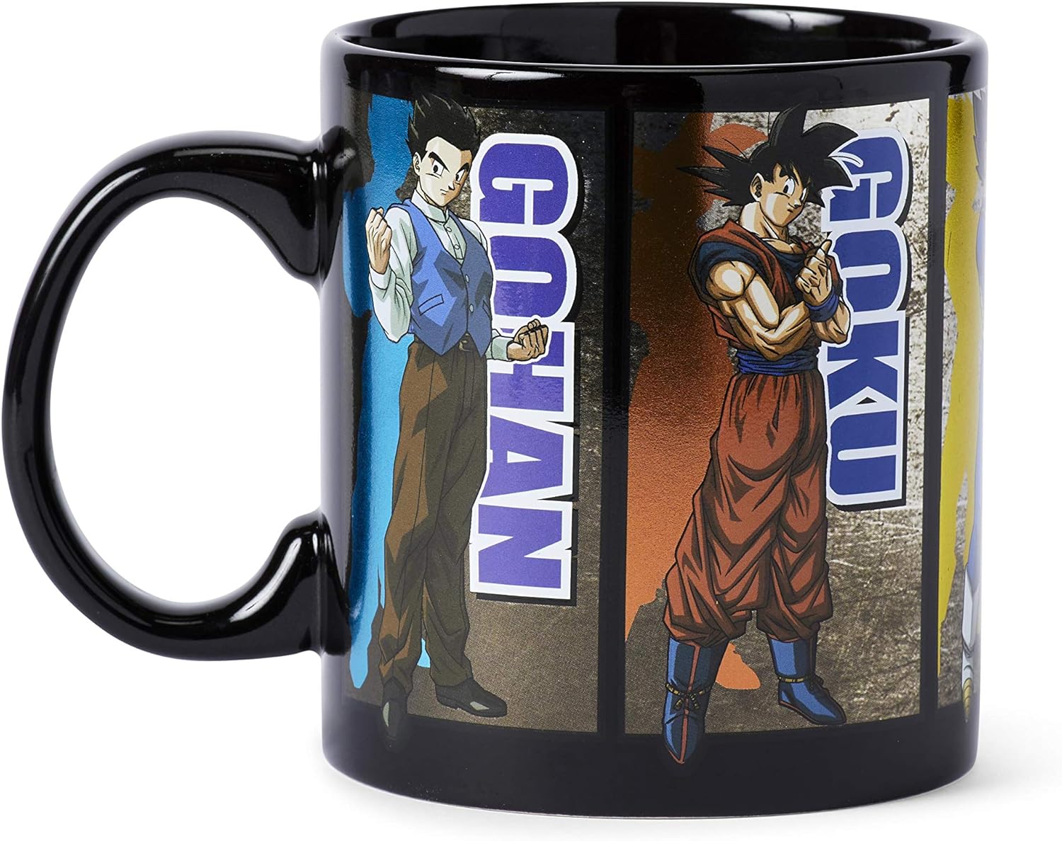 Dragon Ball Super Saiyans VS Lord Beerus Ceramic Character Mug | Holds ...
