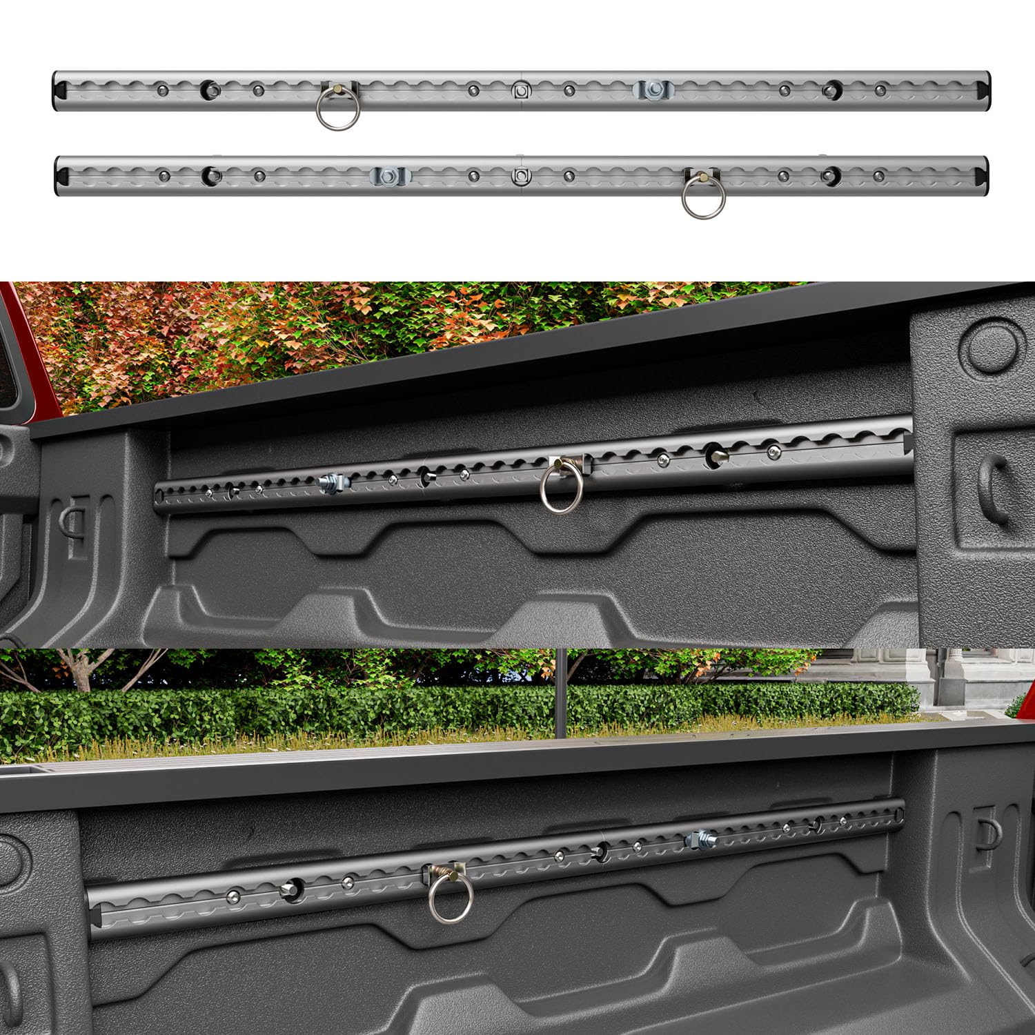 SZYANG 5FT Side Trail Rail System Compatible with 2023 2024 2025 Chevy ...