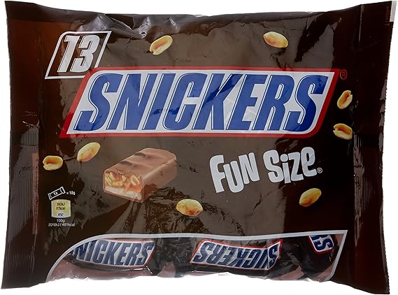 Fun size pack of Snickers 250g 13 bars: Amazon.co.uk: Grocery