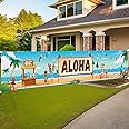 Amazon.com: ANATANOWOR Hawaiian Luau Party Decoration, Hawaiian Summer ...