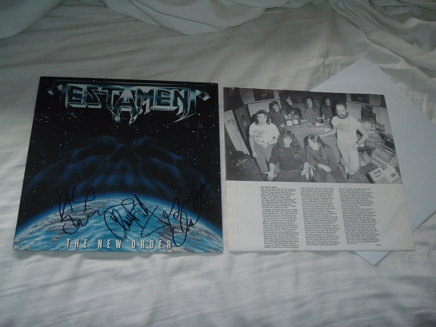 TESTAMENT - The New Order AUTOGRAPHED !!! - Amazon.com Music