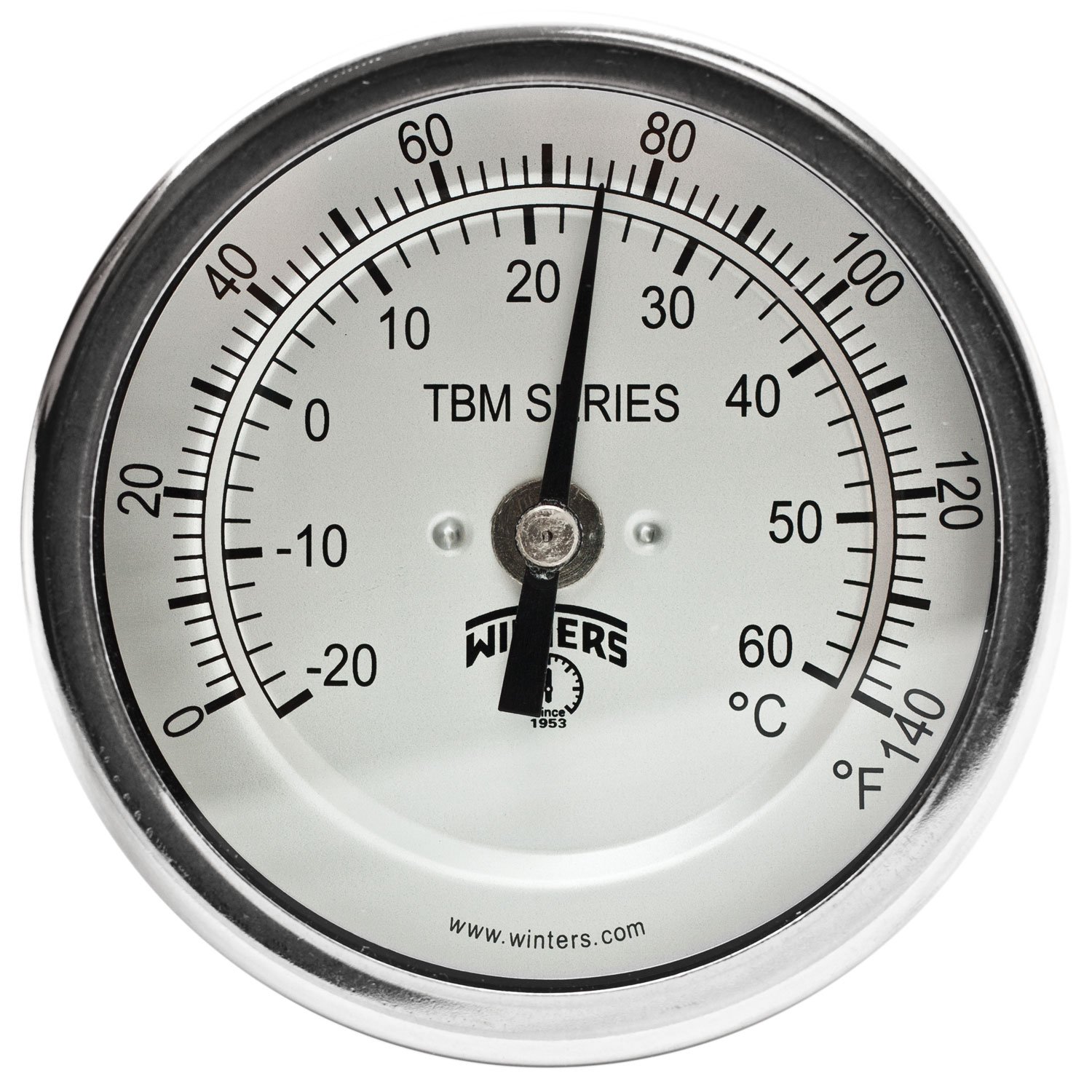 Winters Instruments TBM30025B3 Stainless Steel 304 Dual Scale Bi-Metal ...