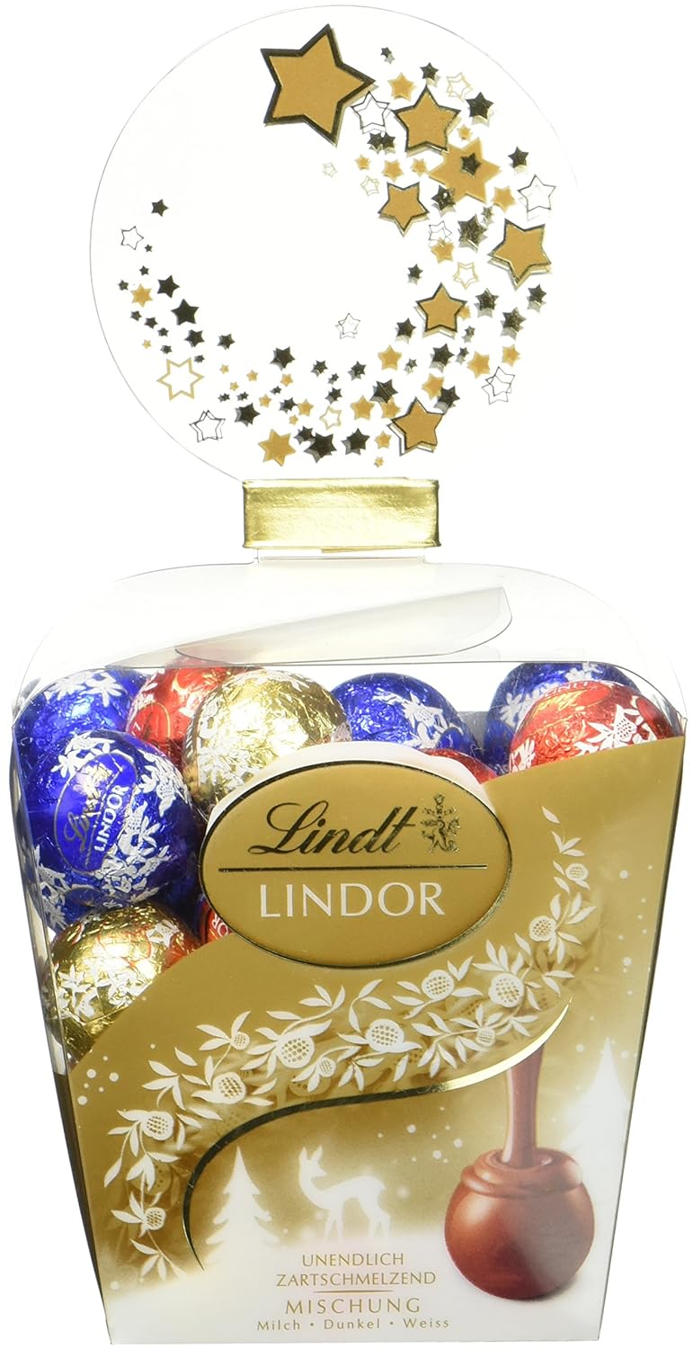 Lindt & Sprüngli Lindor Kcher, Mini Kugeln Mix, 3er Pack (3 x 150 g ...
