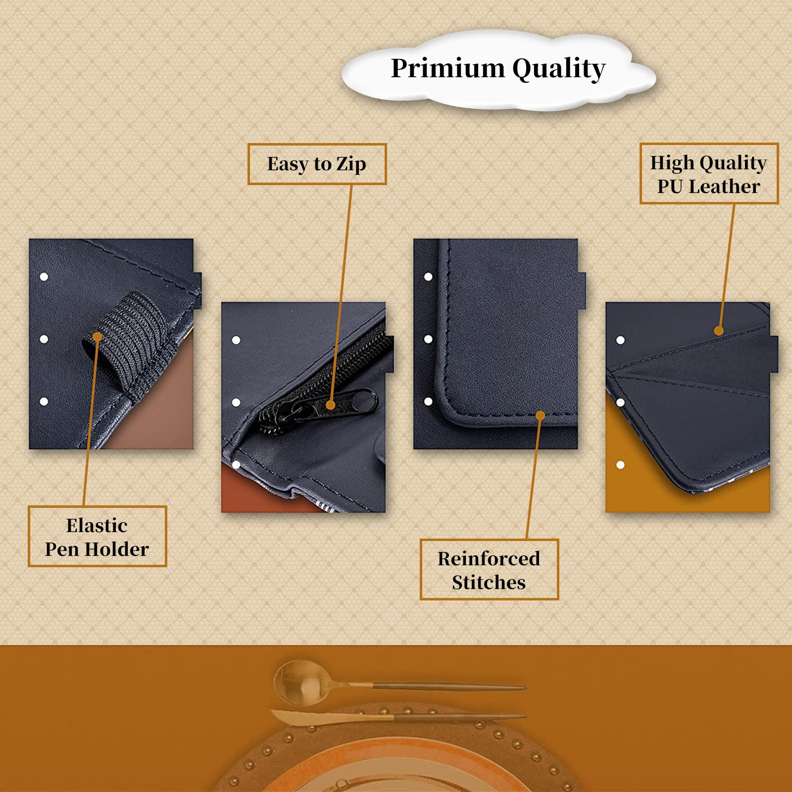 Mua Server Book for Waitress - Leather Waiter Book Server Wallet Cute ...