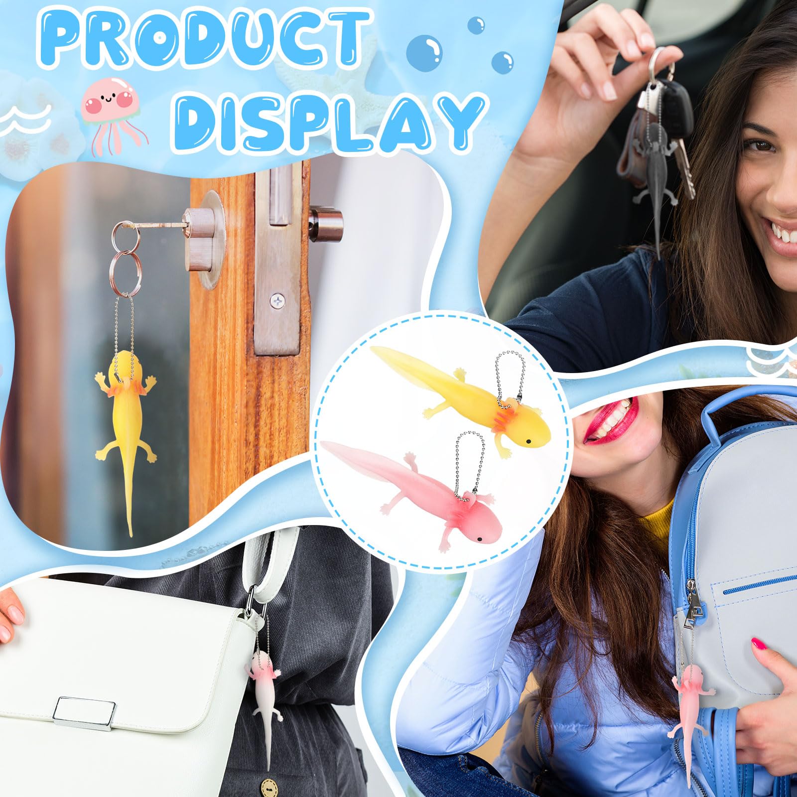 Mua 12 Pcs Mini Adorable Axolotl Toy Axolotl Gifts Axolotl Party Favors ...