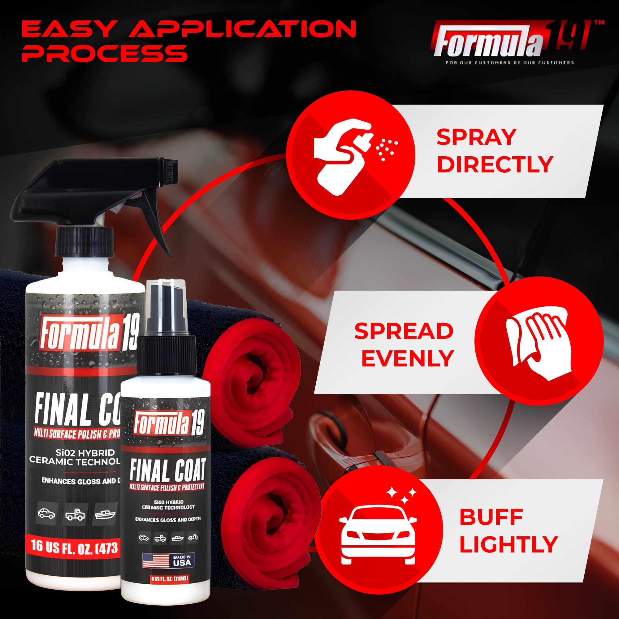 Mua FORMULA 19 Ceramic Coating Spray - Silicon Dioxide Ceramic Coating ...