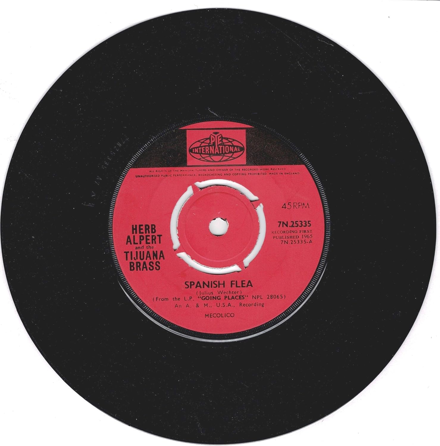 Spanish Flea / Cinco De Mayo - Herb Alpert and The Tijuana Brass