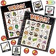 Amazon.com: JOYIN 32 Halloween Bingo Game Cards (4x4 & 5x5) – 16 ...