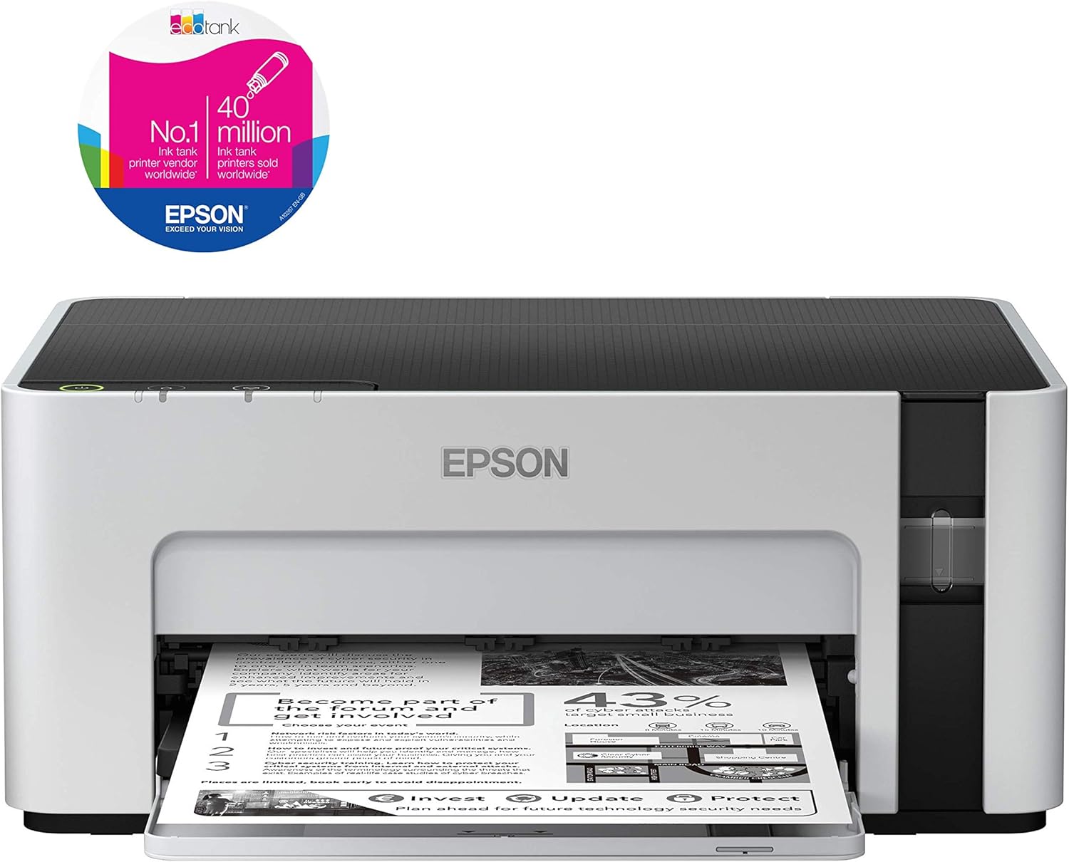 Epson EcoTank ET-M1100 Mono Inkjet Printer with Reﬁllable Ink Tank ...