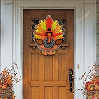 Amazon.com : Thanksgiving Turkey Door Hanging 3D Thanksgiving Turkey ...