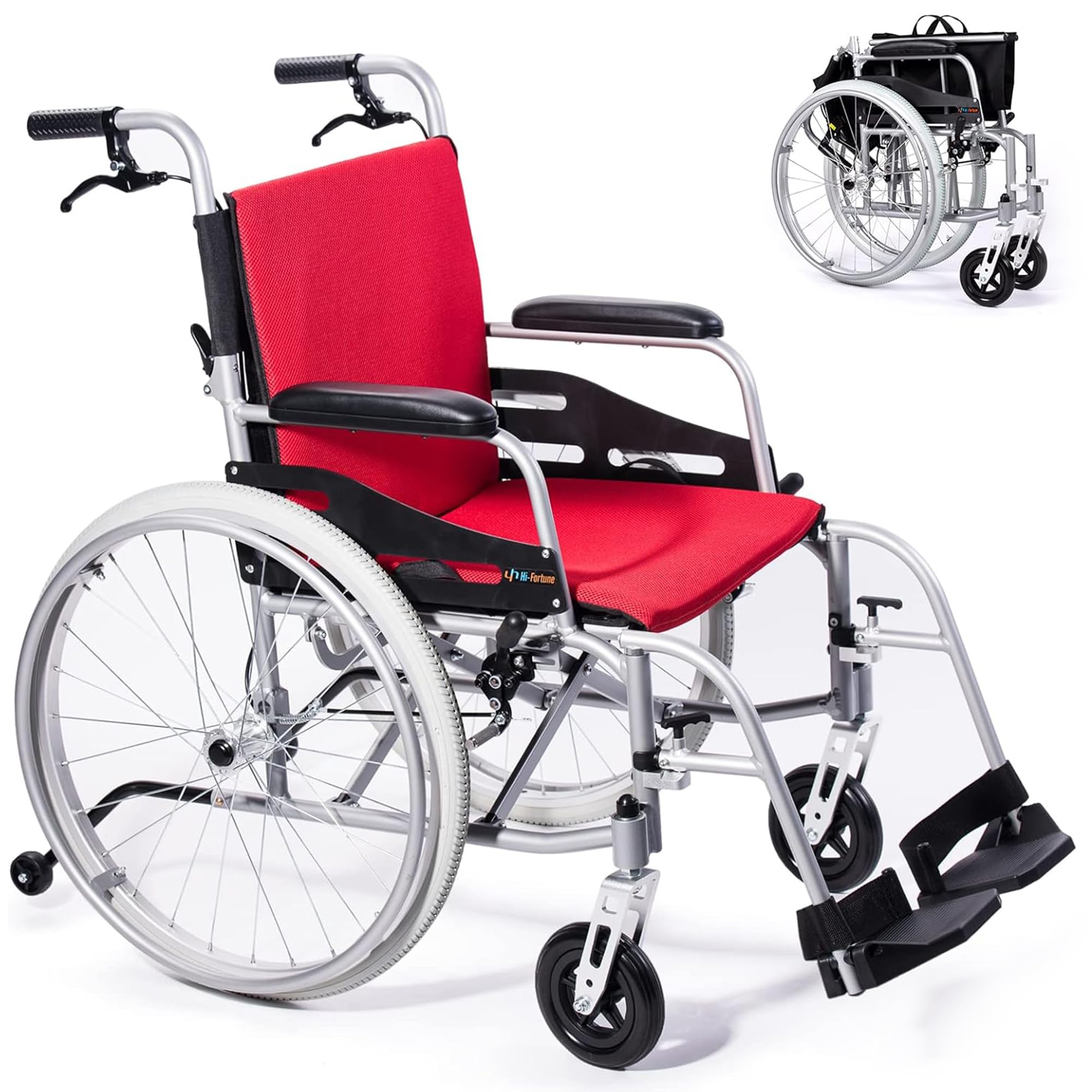 SUMELL Magnesium Lightweight Wheelchair - 21lbs Self propelled Chair ...