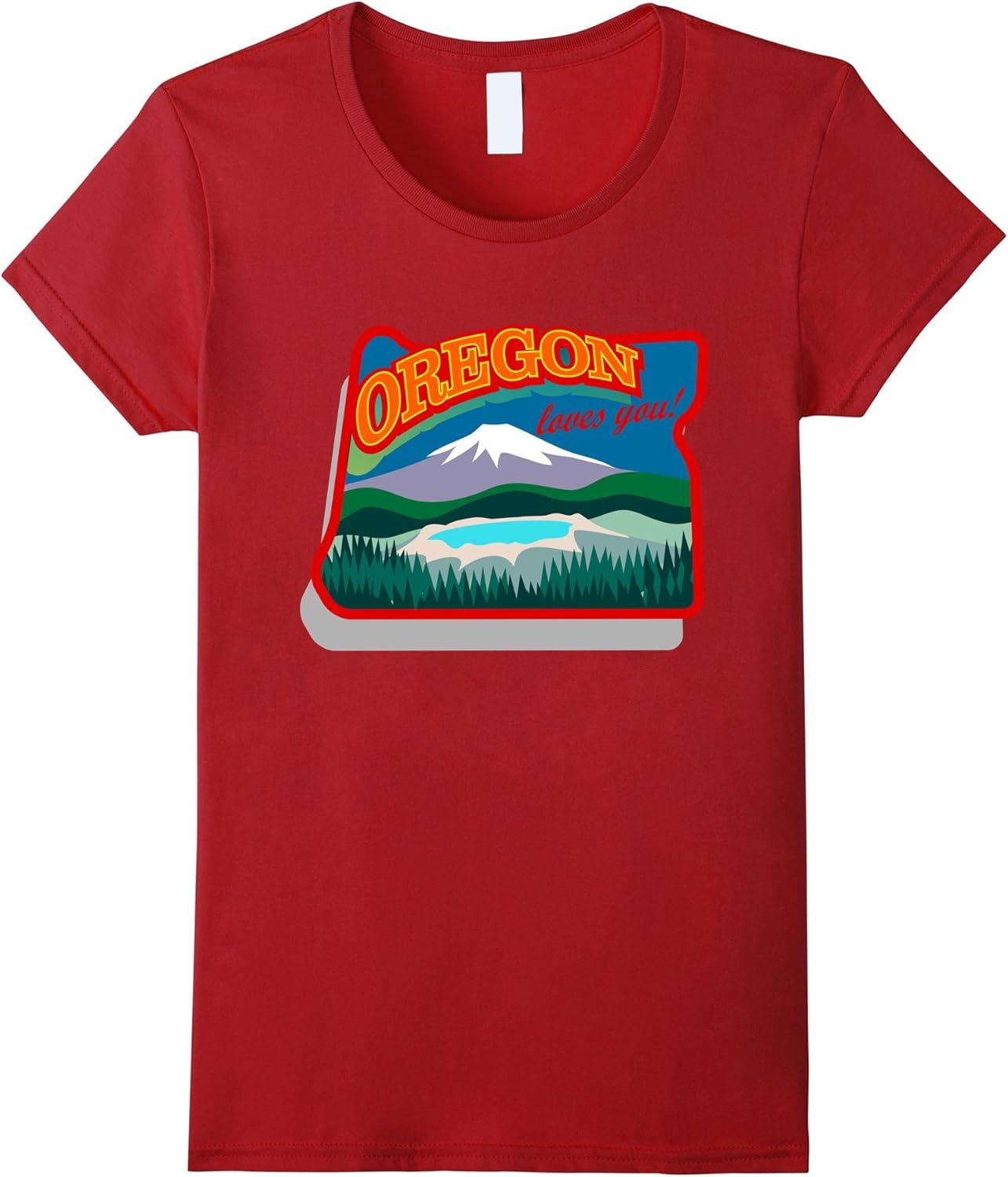 Amazon.com: Lotta Shirts: Oregon State Retro Vintage Tourist T-Shirt ...
