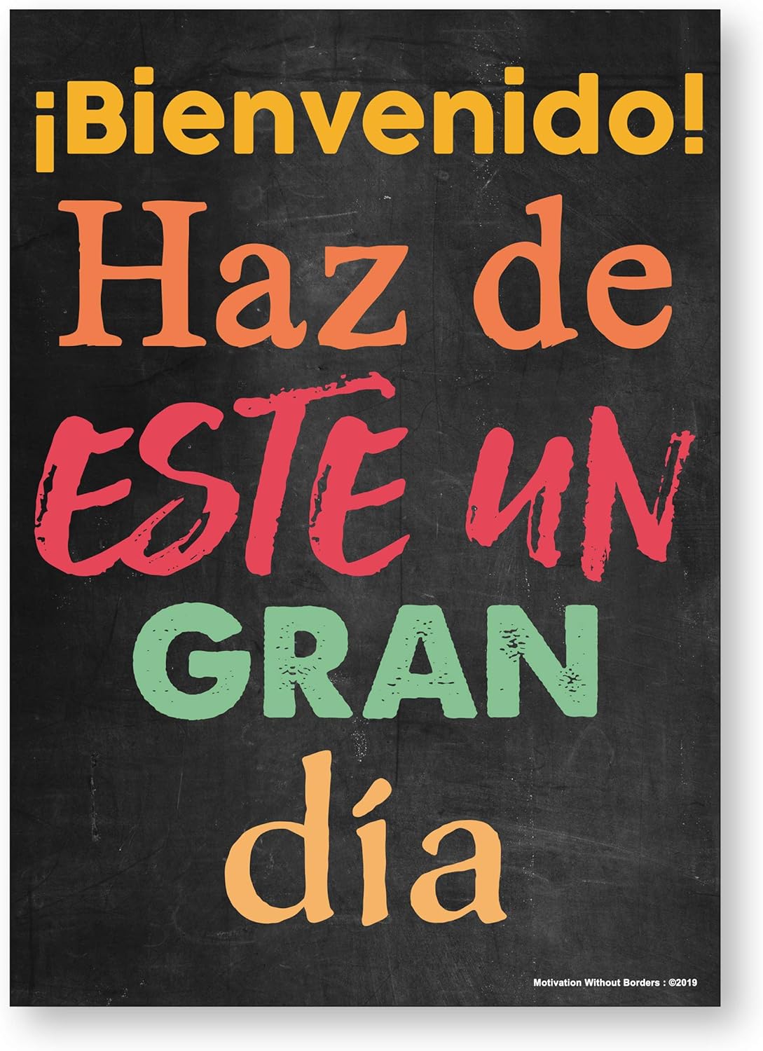 Spanish Posters for Classrooms -Welcome Sign Laminated (Bienvenidos ...