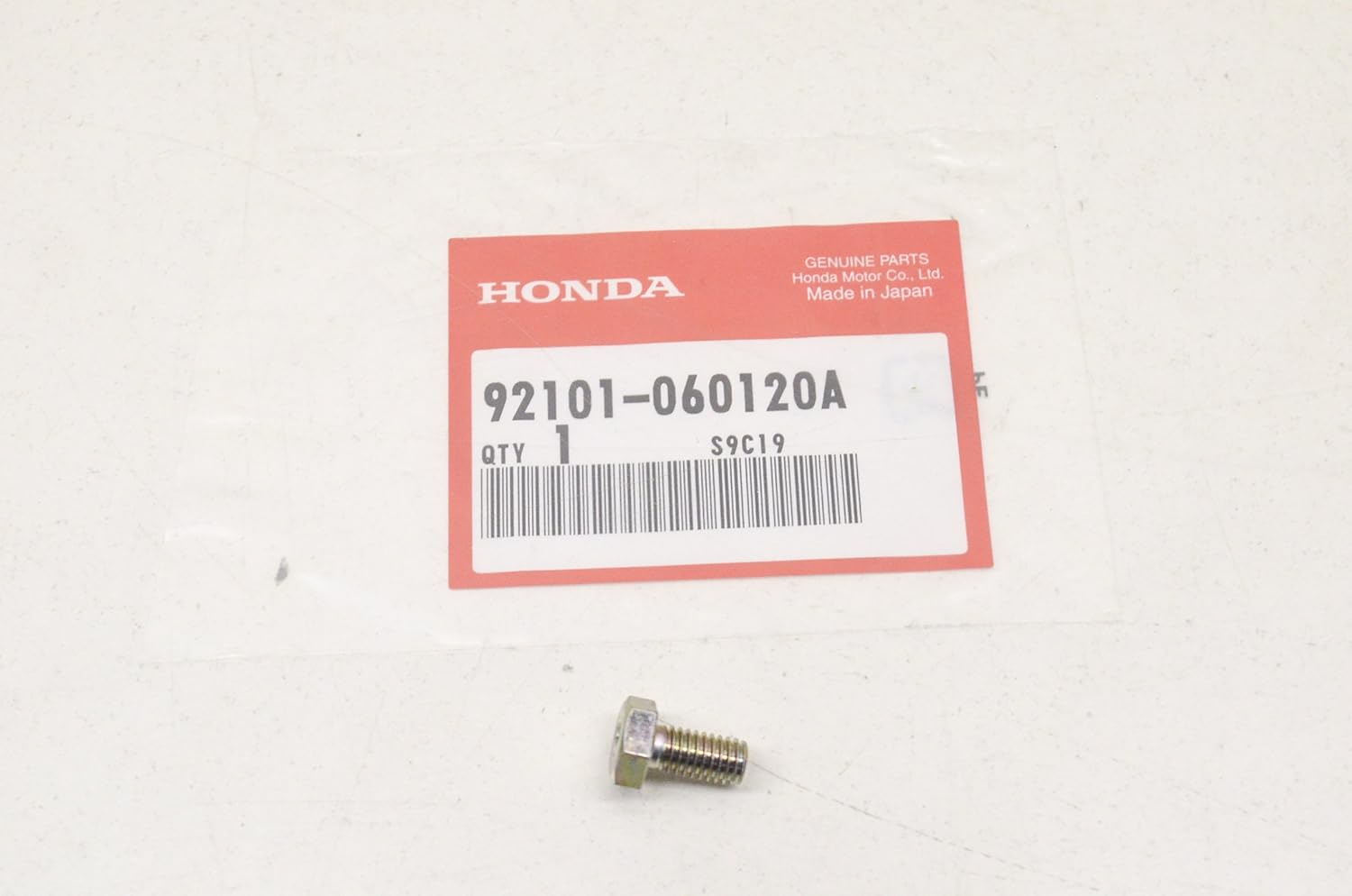 Amazon.com: Honda 92101-06012-0A Bolt Genuine Original Equipment ...