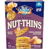 Amazon.com: Blue Diamond Almonds Nut Thins Gluten Free Cracker Crisps ...