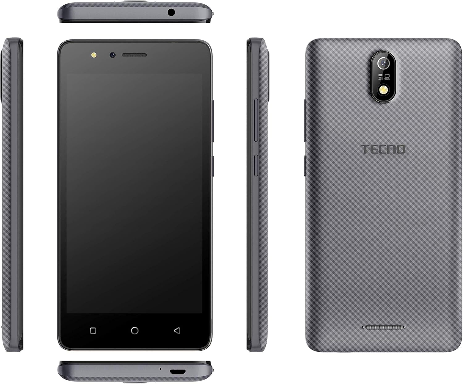 Tecno WX3 LTE Dual SIM - 8GB, 1GB, 4G LTE, Sky Grey: Buy Online at Best ...