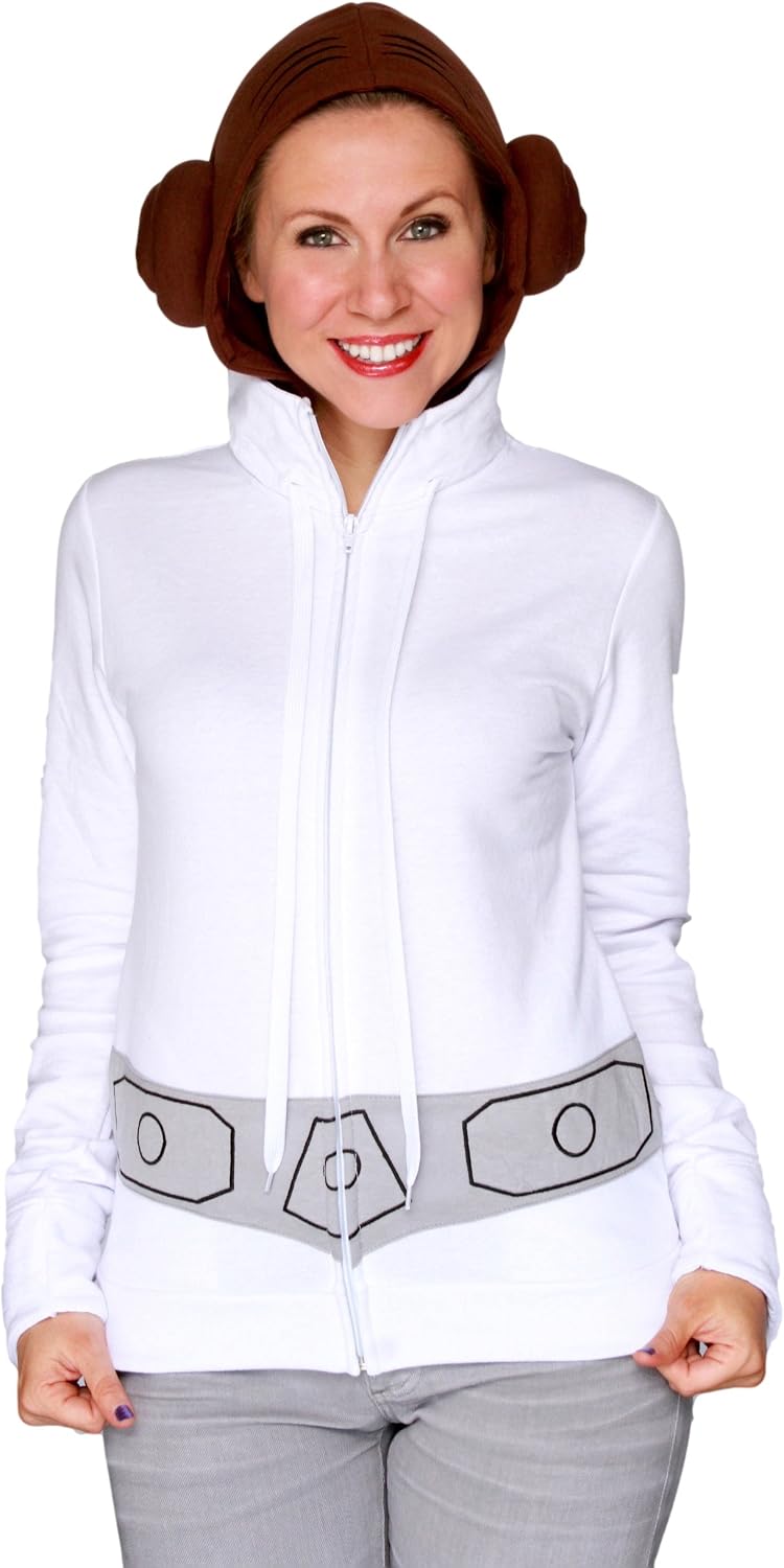 Amazon.com: Her Universe Women's Star Wars Princess Leia Hoodie 3XL ...