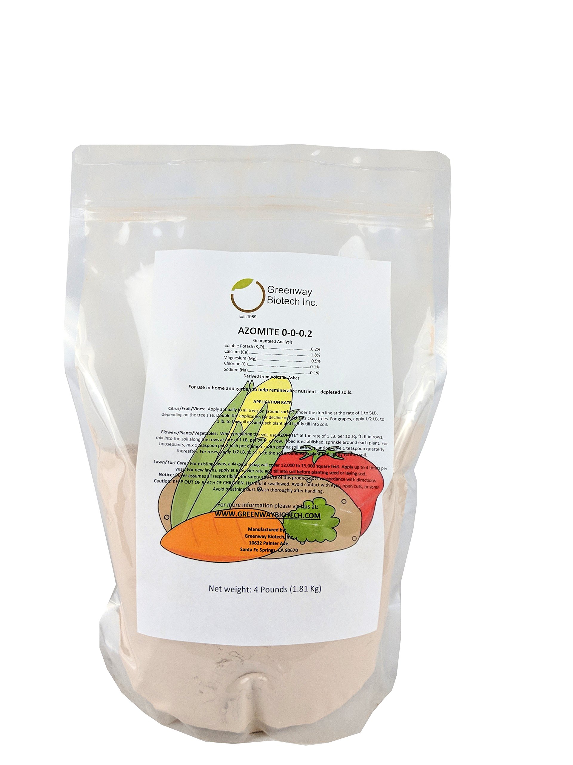 Mua Greenway Biotech Azomite Rock Dust Volcanic Ash Organic Fertilizer ...