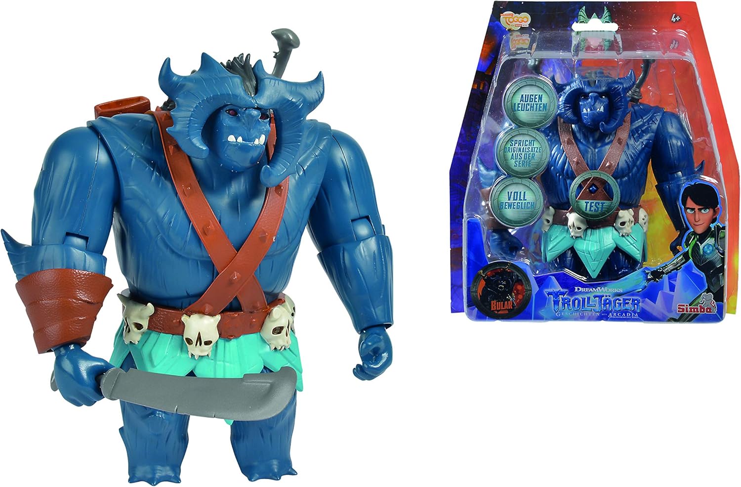 Trollhunters 109211005 Trollhunter-Bular-20cm Fully Poseable Figurine ...