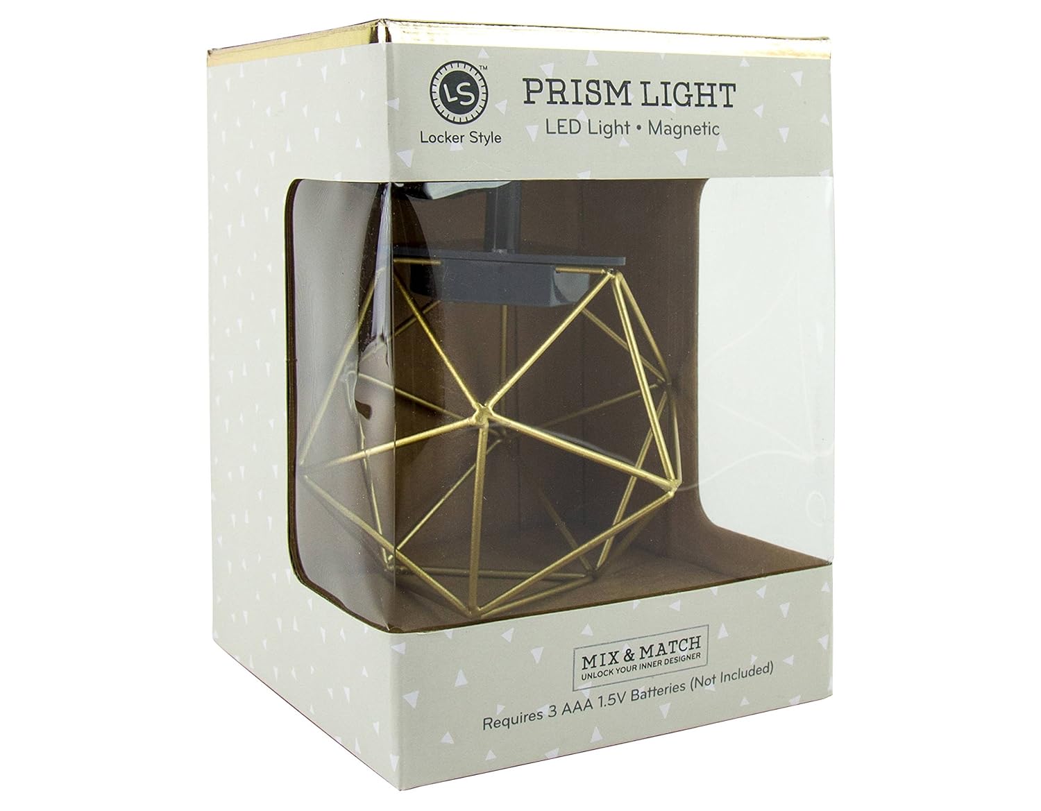 Locker Style Prism LED Light Decoration - Gold: Amazon.com: Industrial ...