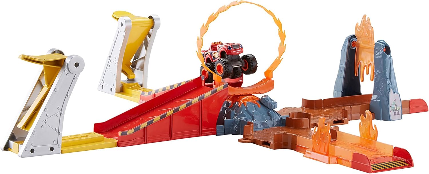 Fisher-Price Nickelodeon Blaze and the Monster Machines Flaming Volcano ...