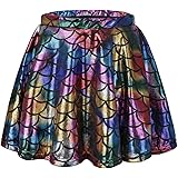 Amazon.com: Lesubuy Shiny Cute Fish Scales Knee Length Mermaid Tail ...